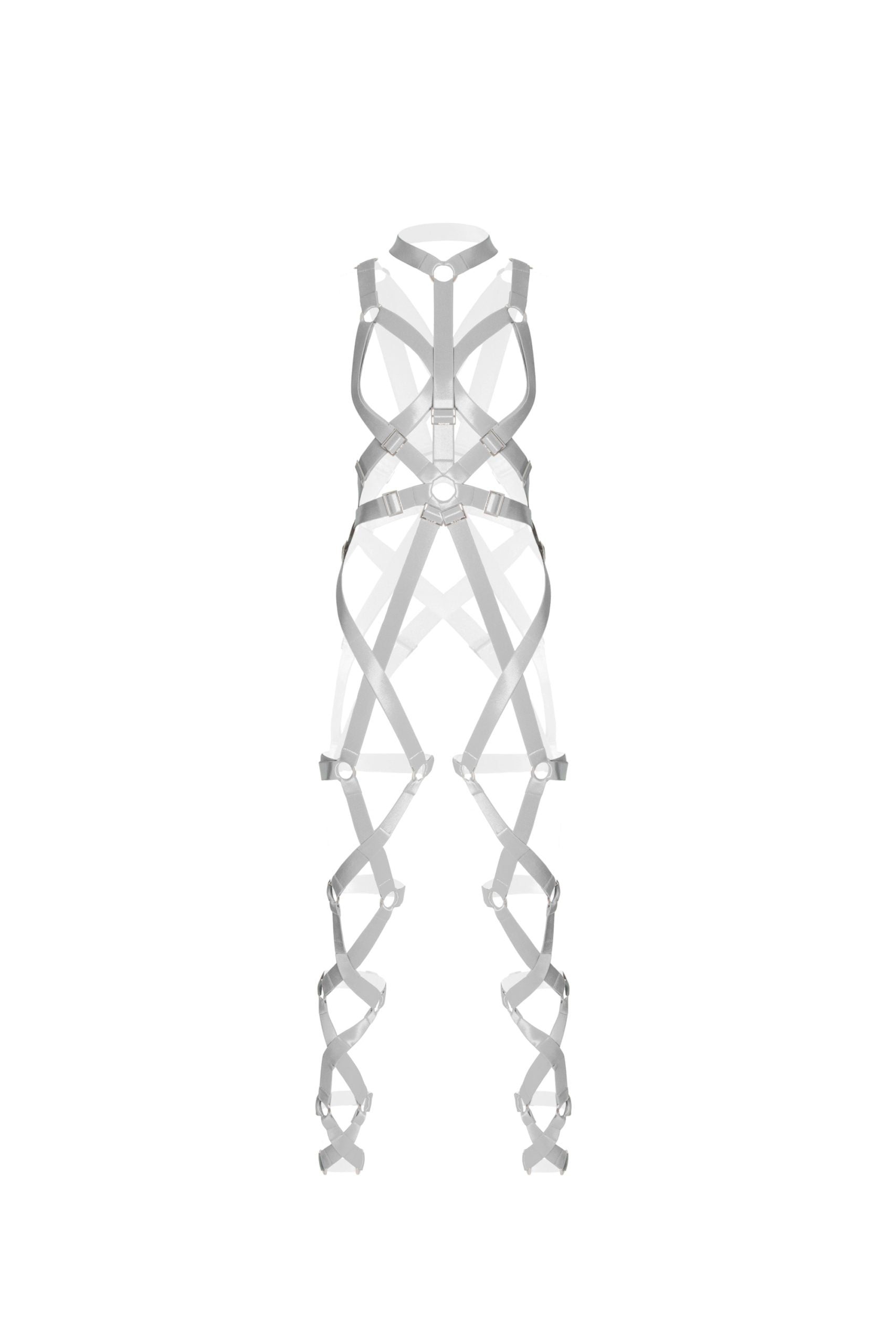 Inferno Full Body Harness - White – Tealecoco