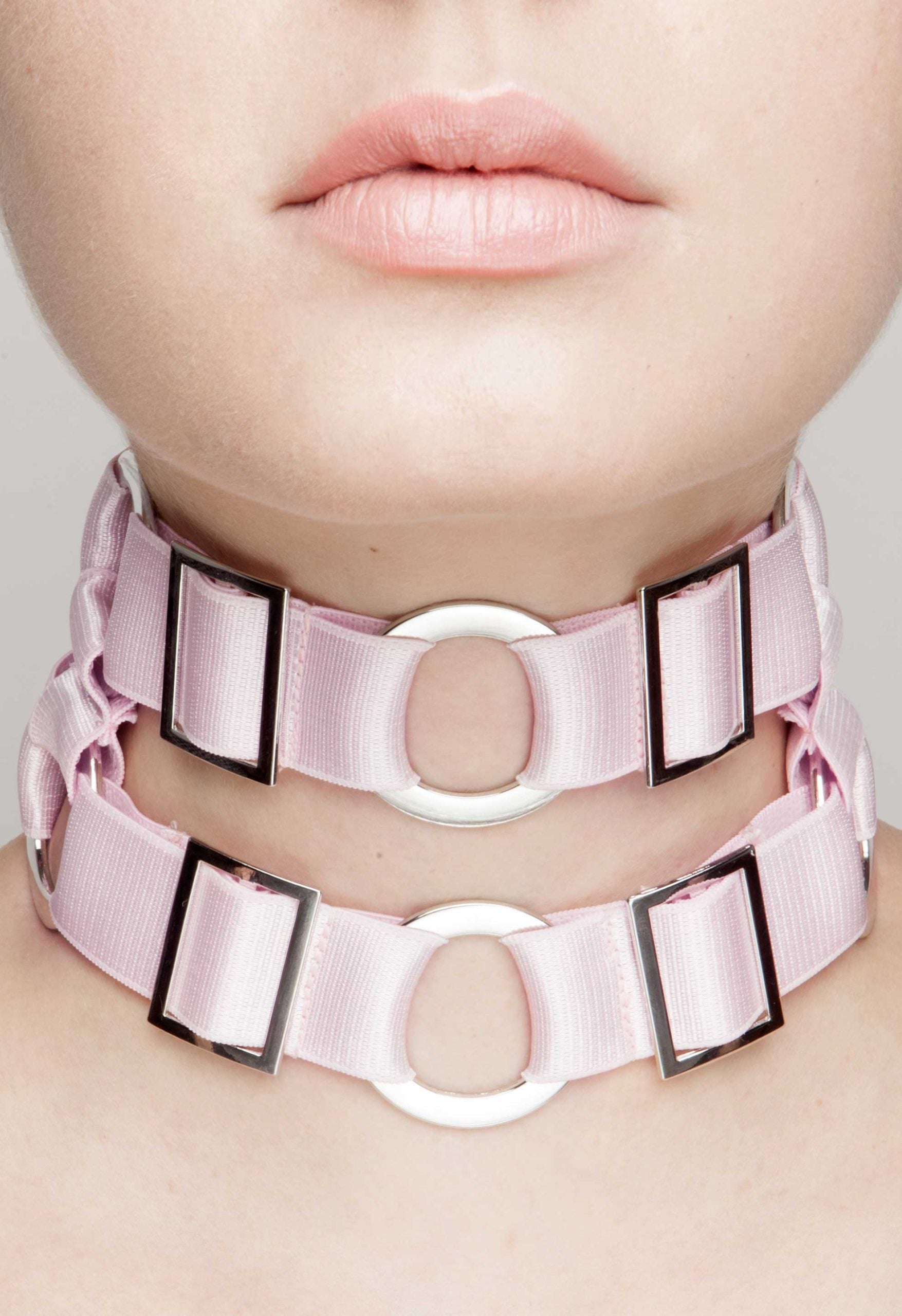 Viper choker (dusted pink) - by Teale Coco – Tealecoco