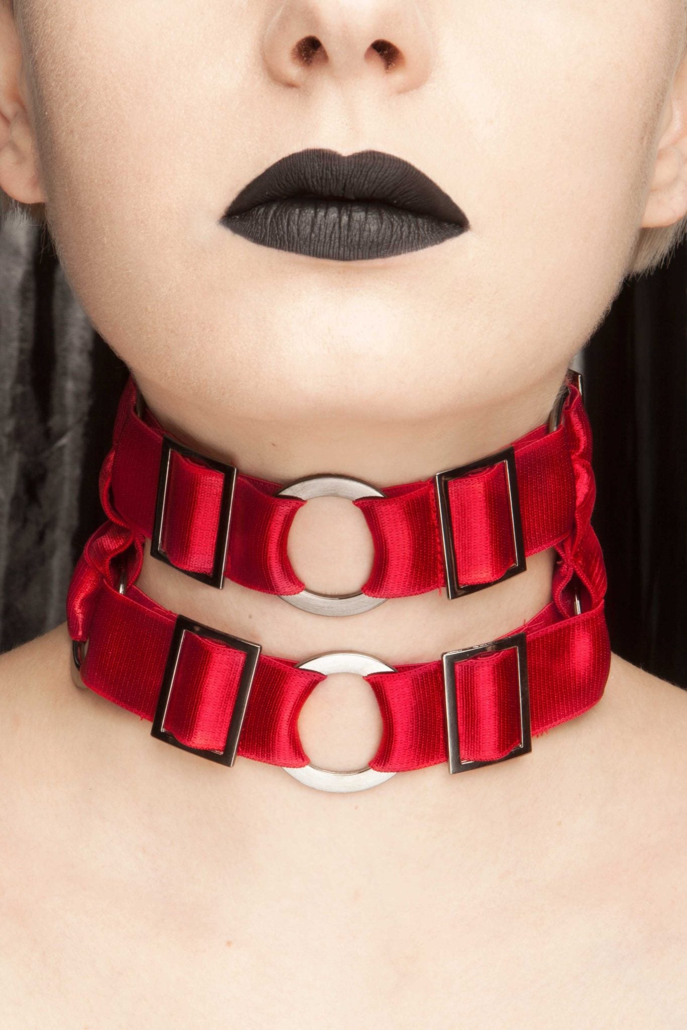 Viper choker (bloodbath red) - by Teale Coco – Tealecoco